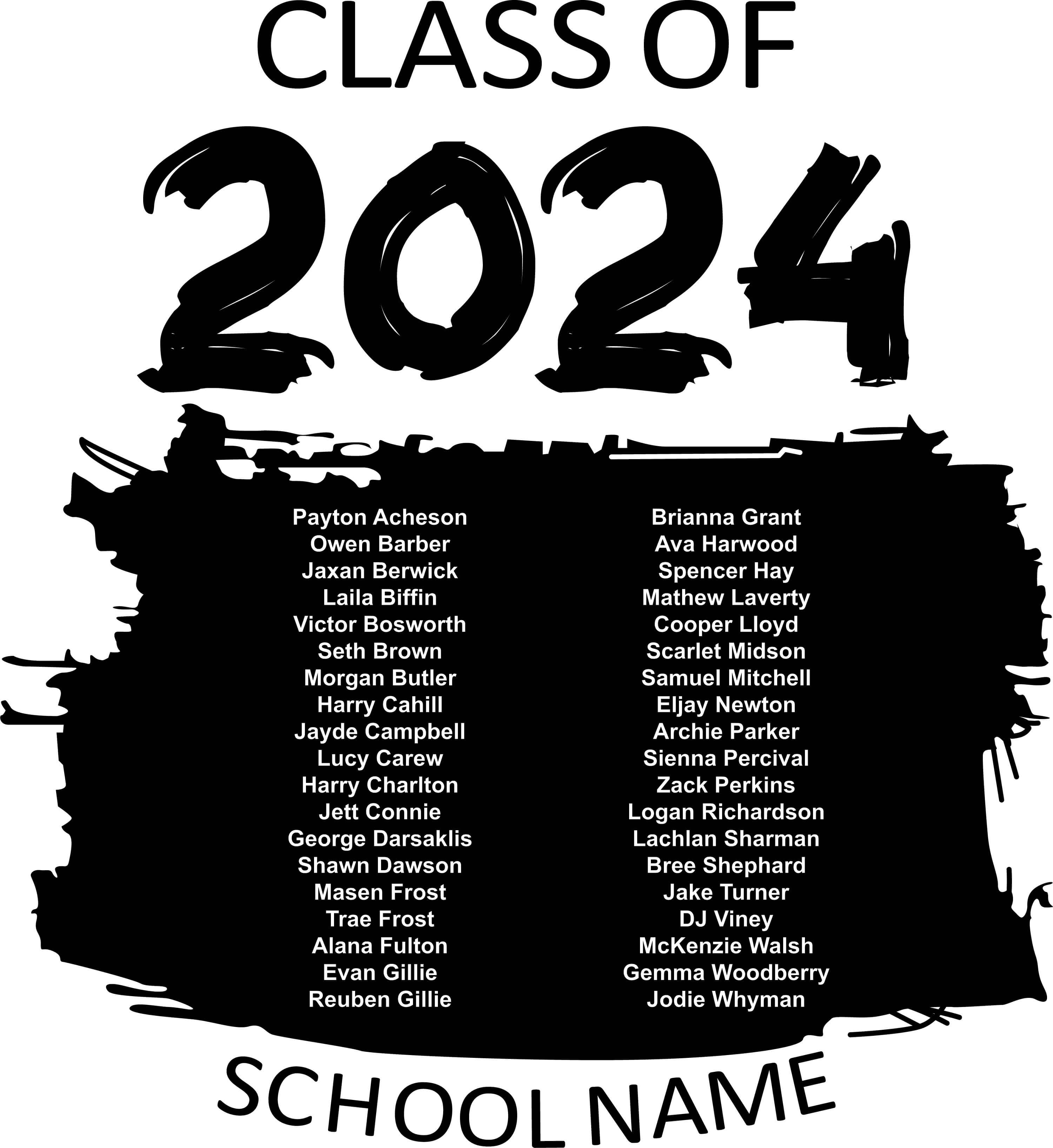 Leavers Artwork | Artwork for Printing| DigitisingMart