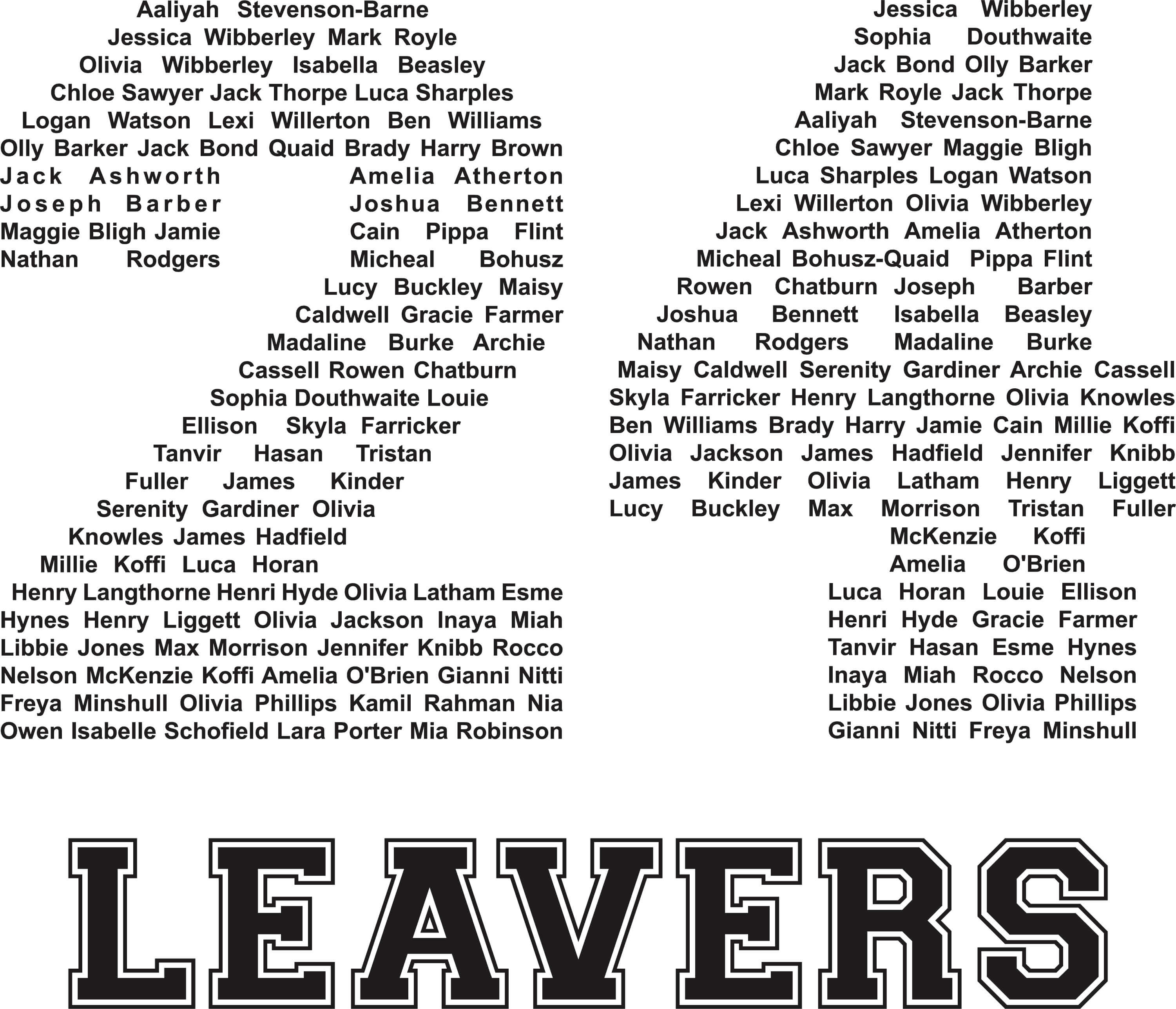 Leavers Artwork | Artwork for Printing| DigitisingMart